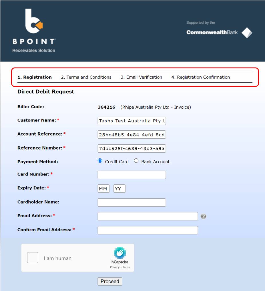 Direct Debit - Setup / Update External Facing – LSP Operations - APAC ...