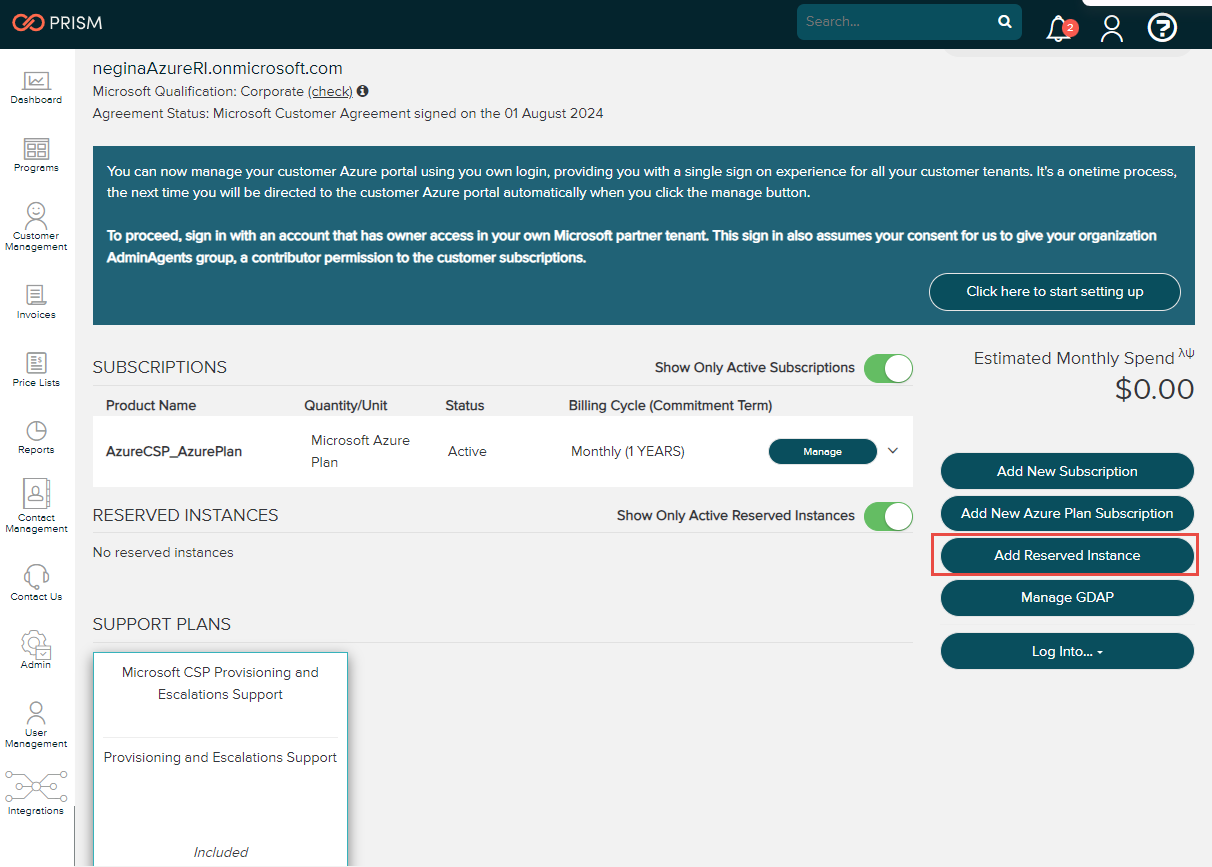 Azure Reserved Instance - Ordering/Provisioning Process – LSP ...